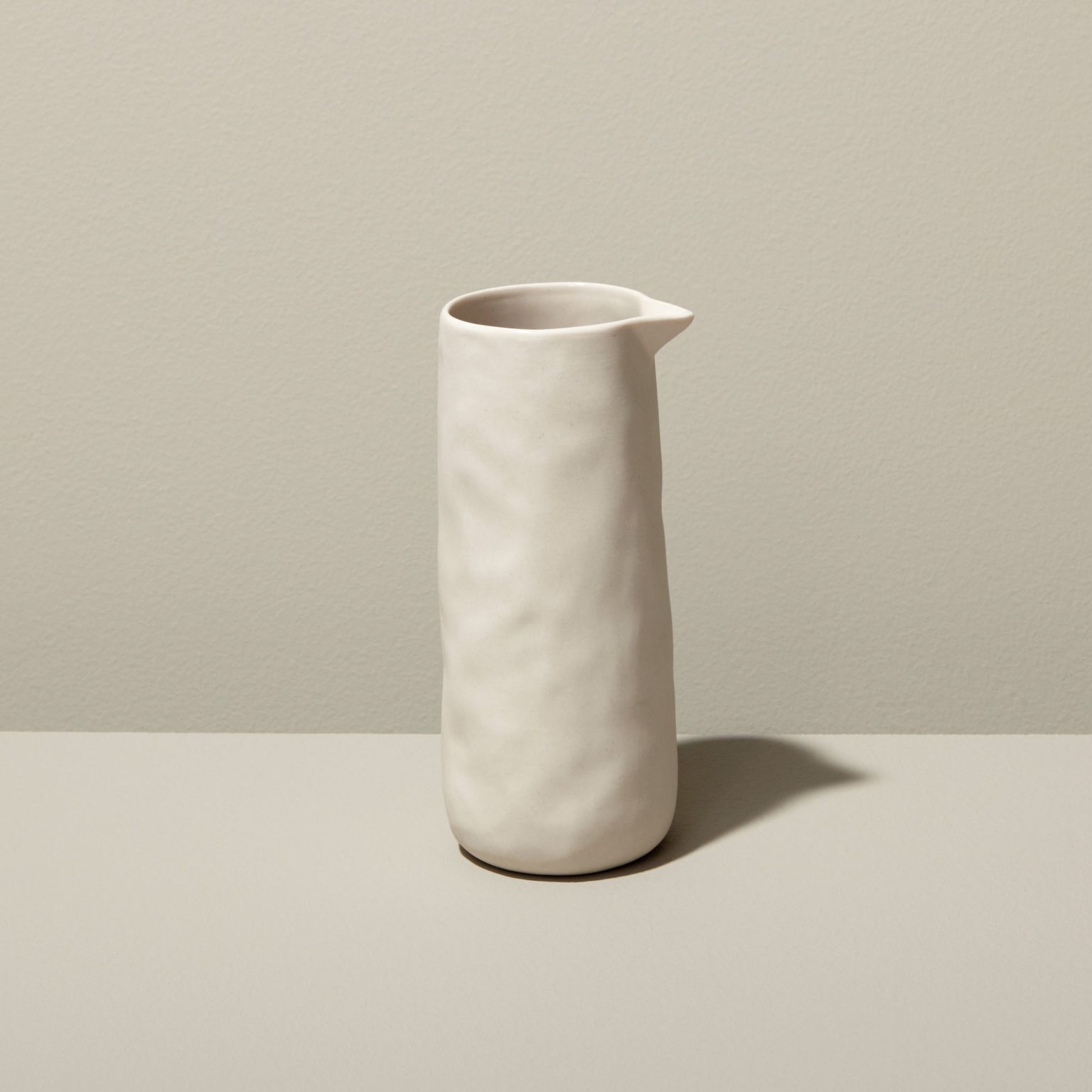 Stoneware Pitcher White, Small - Dunvara Kitchen & Interior Design