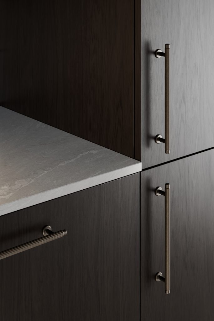 Villa Antique Brass Handle - Dunvara Kitchen & Interior Design