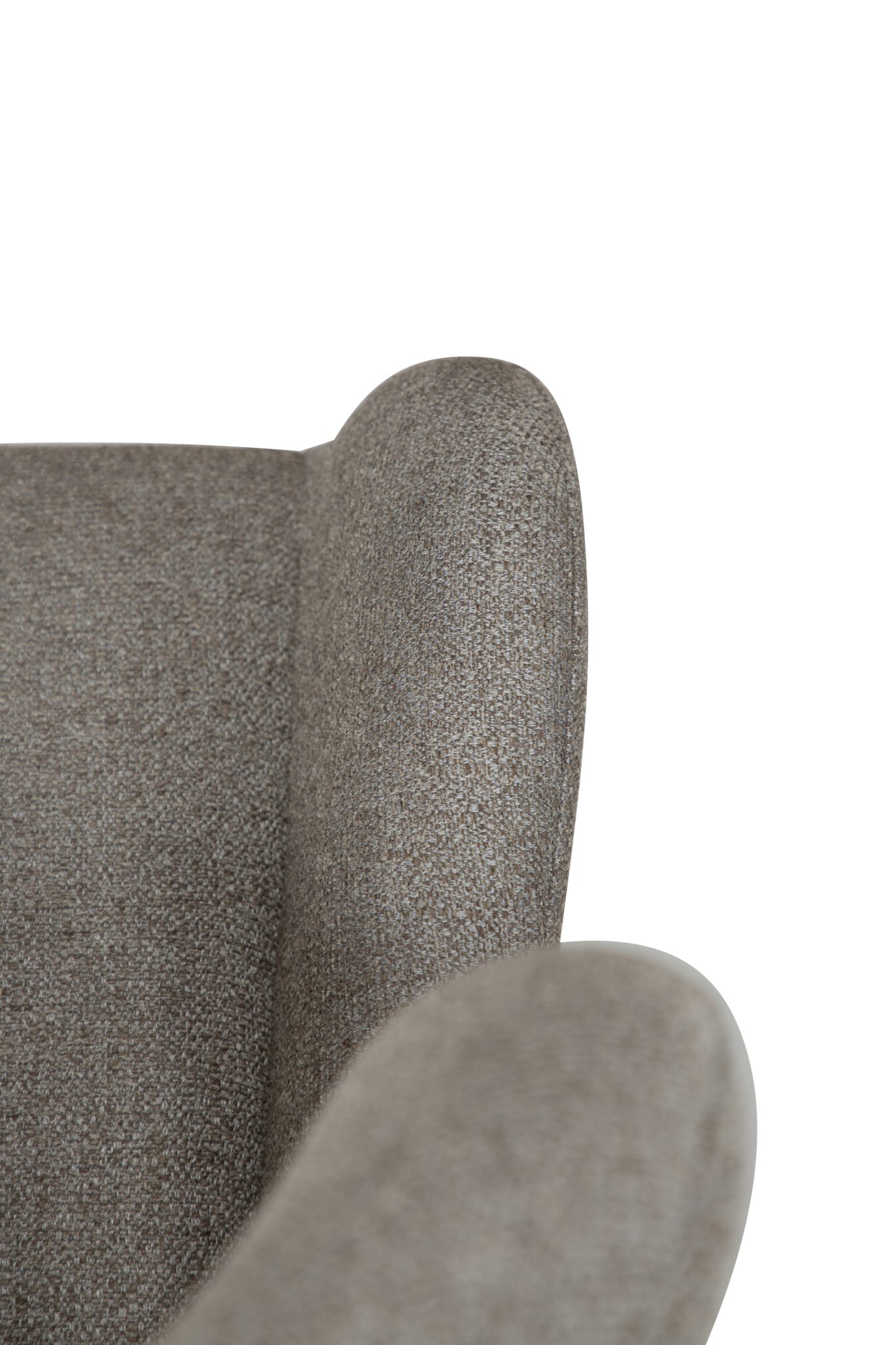 Glam Lounge Chair - Low Back in Pebble Earth Bouclé - Dunvara Kitchen ...