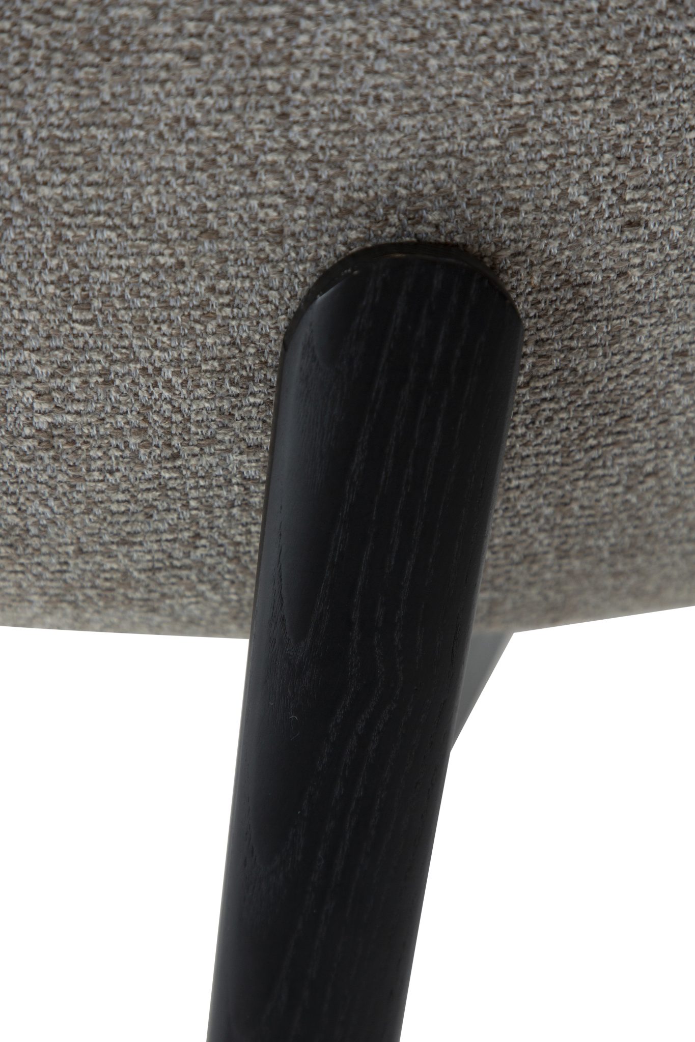 PARAGON Lounge Chair - Pebble Earth Bouclé with Black Ash Legs ...